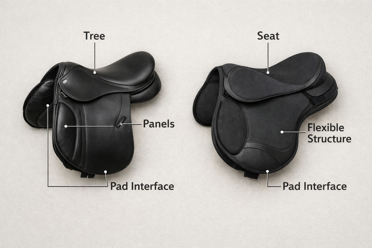 Treeless vs Treed Saddles: Research, Fit & Horse Welfare – Versatile Saddle
